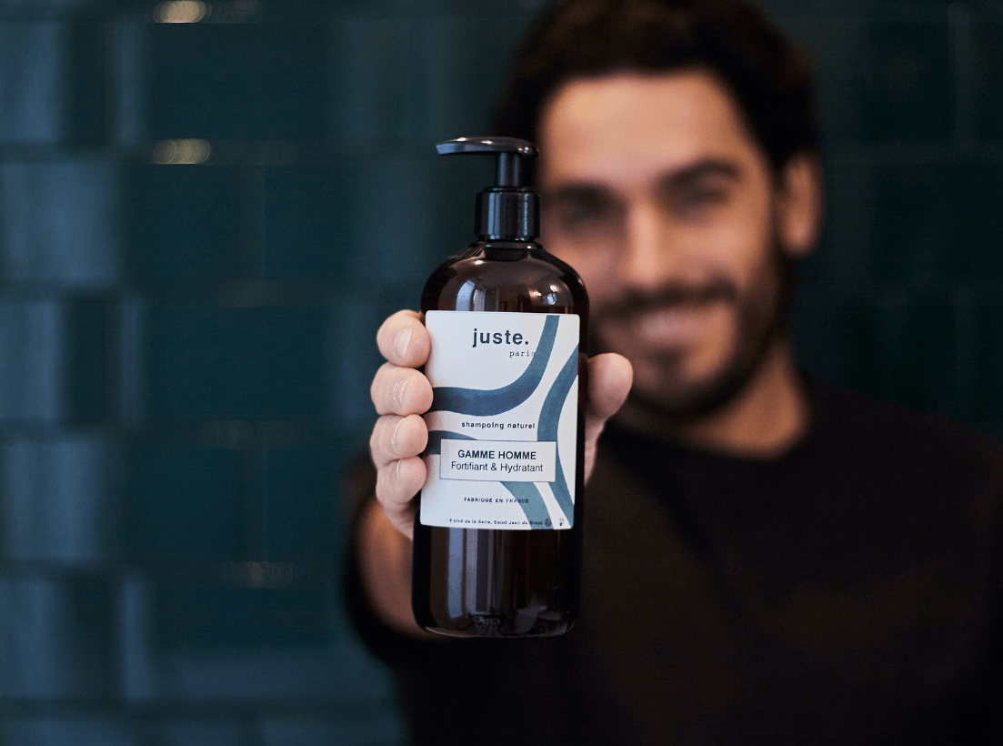 N°1 Shampoing Homme | Fortifie et hydrate | Juste.Paris